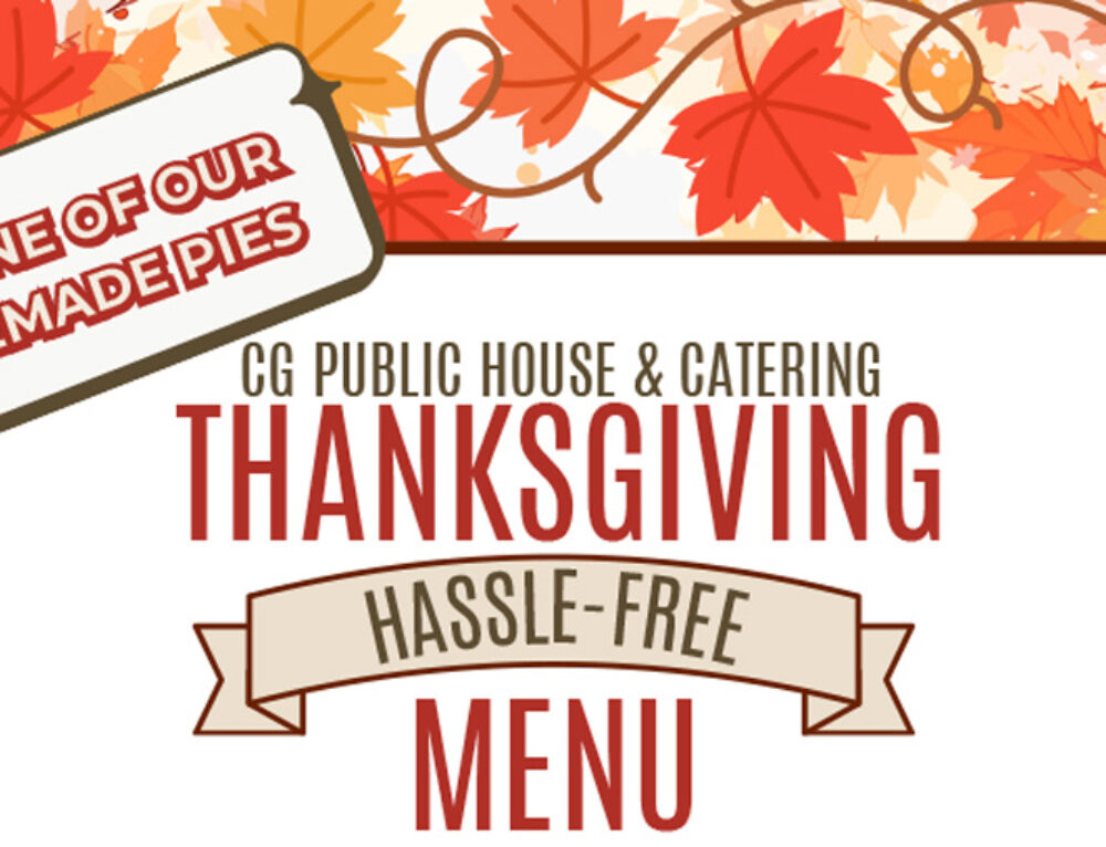 2025 Thanksgiving Dinner | Buffet Menu • CG Public House & Catering